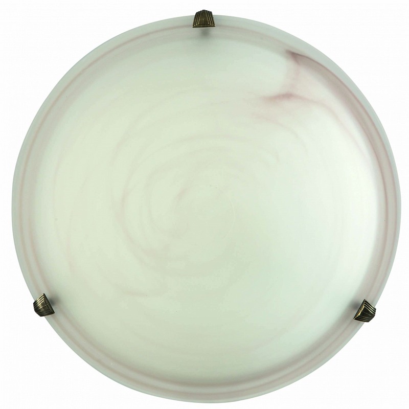 Arkolight ΠΛΑΦΟΝΙΕΡΑ ΟΡΟΦΗΣ ΓΥΑΛΙΝΗ ΜΕ ΝΤΟΥΙ Ε27 Φ30cm 230V ΚΑΦΕ 127 2/ ...