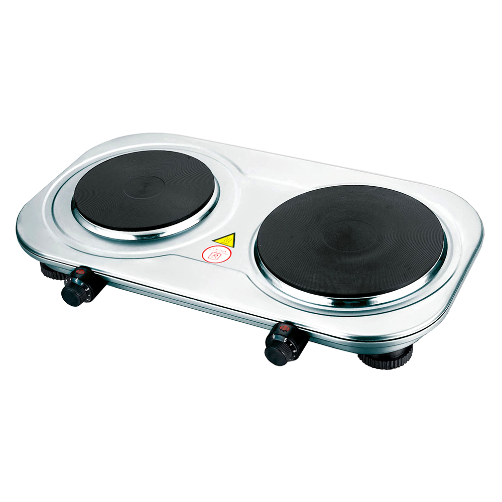 Ηλεκτρικό Διπλό Μάτι Κουζίνας Inox IdeaKitchen YQ-200D-3S | Kerkyra Stores