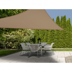 ΣΚΙΑΣΤΡΟ ΚΗΠΟΥ ΤΡΙΓΩΝΟ 3.6x3.6x3.6M ΜΠΕΖ 6610022 | Kerkyra Stores